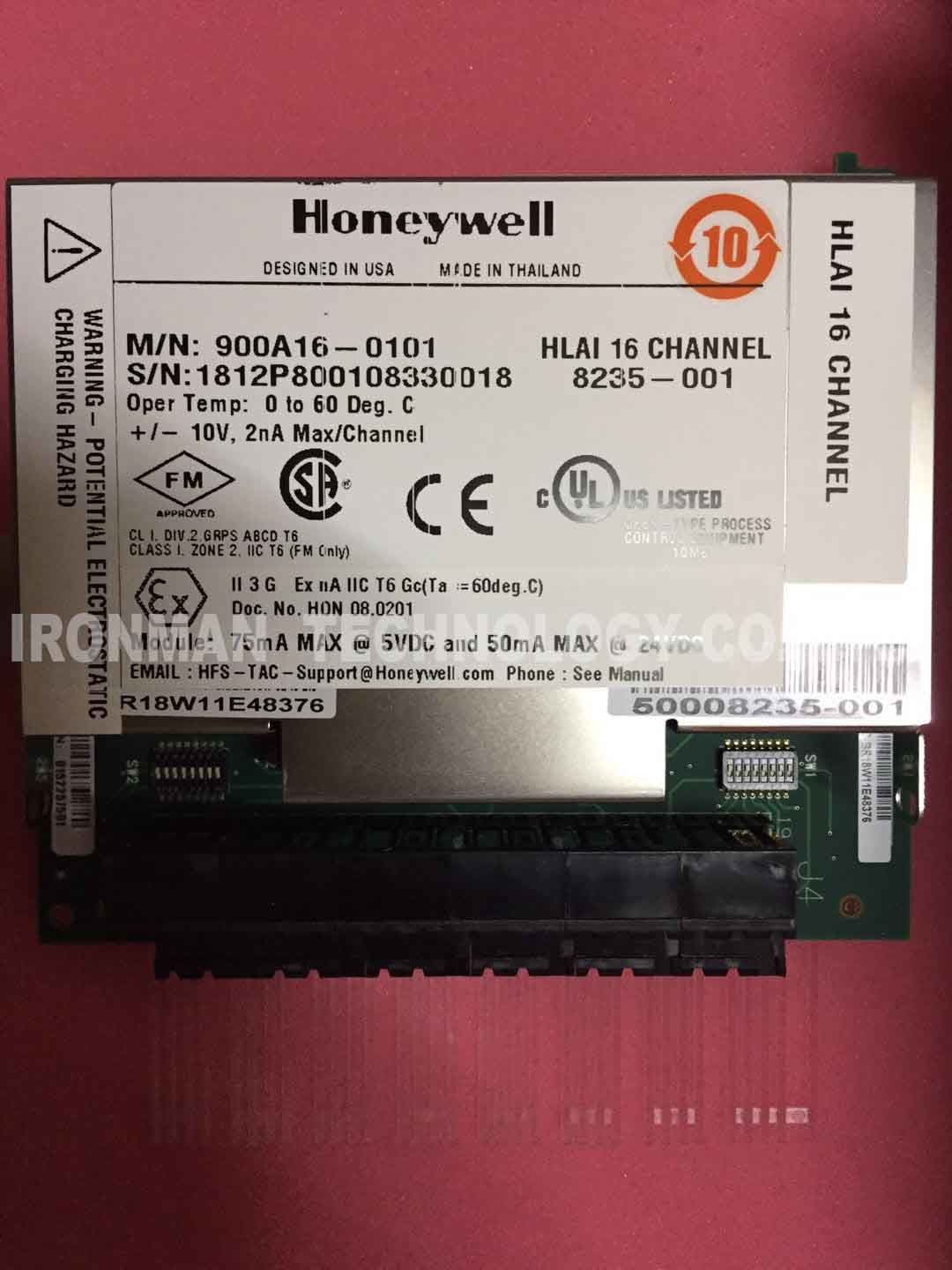 900A16-0101 16 Kanal Honeywell HC900 Denetleyici I / O Modülleri Analog ...
